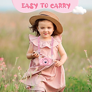 Kids Camera, HD 1080P Digital Video Camera for Boys and Girls, 32MP Kids Selfie Camera for Kids Aged 3-9, Portable Toy Toddler Camera with No Game & 32GB Card, Perfect Christmas Birthday Gifts