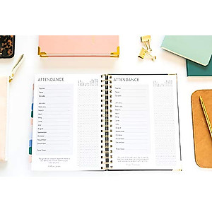 The Homeschool Planner: Beautiful and Undated with Monthly Tabs | To Do List, Goals, Meal Planning & Academic Tools | Homeschooling, Distance Learning & Family Organizer | Gold Spiral