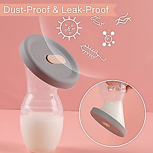 haakaa Lid New Leak-Proof Dust-Proof Silicone Lid Fits All Haakaa Manual Breast Pumps, 1 pc