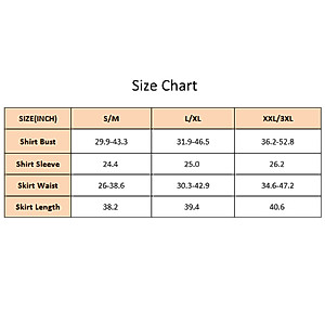 Vibsion Womens Renaissance Victorian Costume Medieval Dress Trumpet Sleeve Plus Size Ren Faire Shirt and Skirt S/M