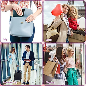 6 Pcs PU Squeeze Coin Purse, Black Pouch Change Holder, Waterproof Portable Small Makeup Bag Storage Travel for Cosmetics Headphones Jewelry for Women