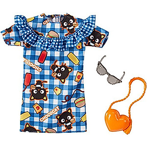 Barbie Hello Kitty Chococat Blue Plaid Dress Fashion Pack