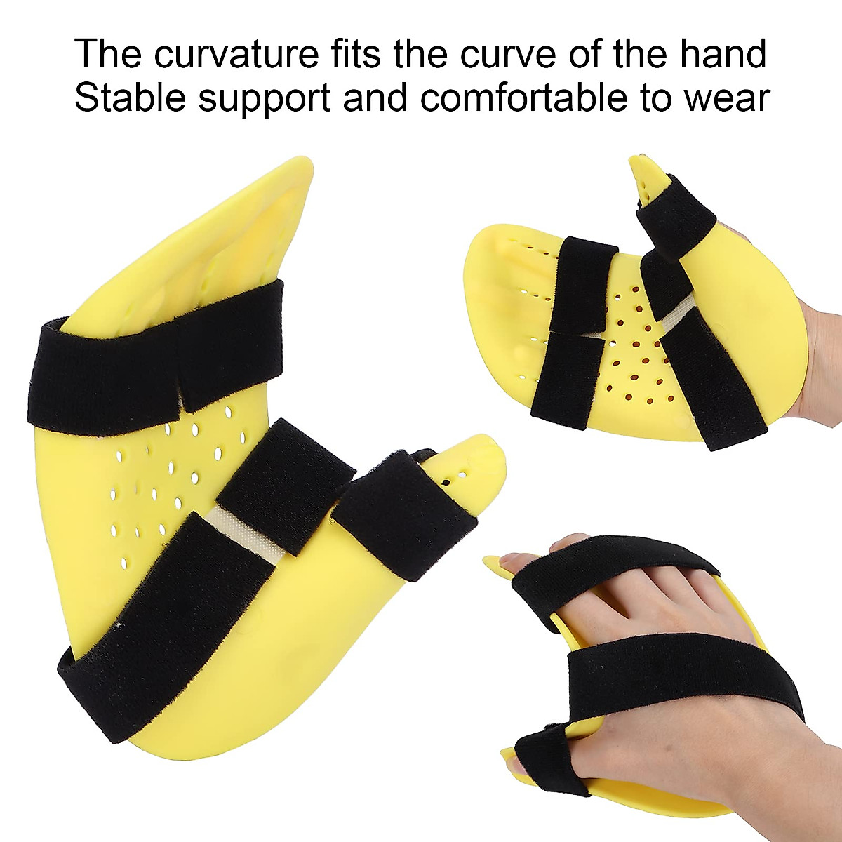 Finger Orthotics Splint Finger Training Board Rehabilitation Hand Brace Support for Stroke, Hemiplegia, Traumatic Brain Injury Men Women(Right Hand)