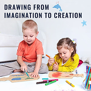 HHLUPUP Fraternity Paddle 18 Inch, Unfinished Solid Pine Paddle, Greek Sorority Paddle for Drawing, Engraving, Art Crafts, Greek Life, Home Decoration