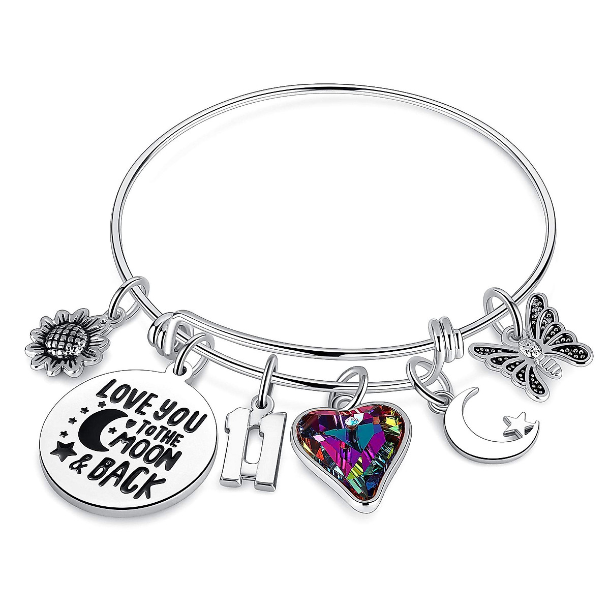 Ursteel 11 Year Old Girl Gifts for Birthday, 11th Birthday Gifts for Daughter Granddaughter Niece Cousin Bracelets Birthday Gifts for Girls Age 11 Jewelry for Girls 10-12