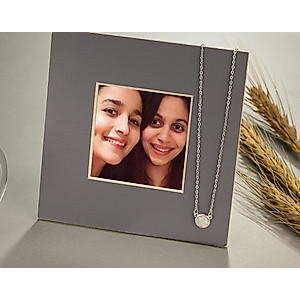 RareLove Sister in Law Christmas Gifts,Gifts for Sister in Law,To My Bonus Sister 925 Sterling Silver White Opal Necklace for Unbiological Sister Gift,Wedding,Thank You,Bridesmaid,Bridal Shower Gift