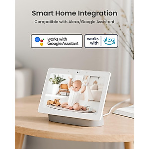 REOLINK E1 Pro 4MP HD Plug-in Home Security Indoor Camera with 2.4/5 GHz Wi-Fi, Auto Tracking, Smart Person/Pet Detection, Multiple Storage Options, Ideal for Baby Monitor/ Pet Camera/Elderly