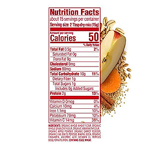 Happy Baby Organics Muffin Mix, Apple Carrot & Cinnamon, 8 Ounce Pouch (Pack of 1)