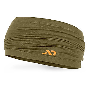 First Lite Headband - Flexible Ultralight Merino Wool Hunting Headband - Conifer - One Size