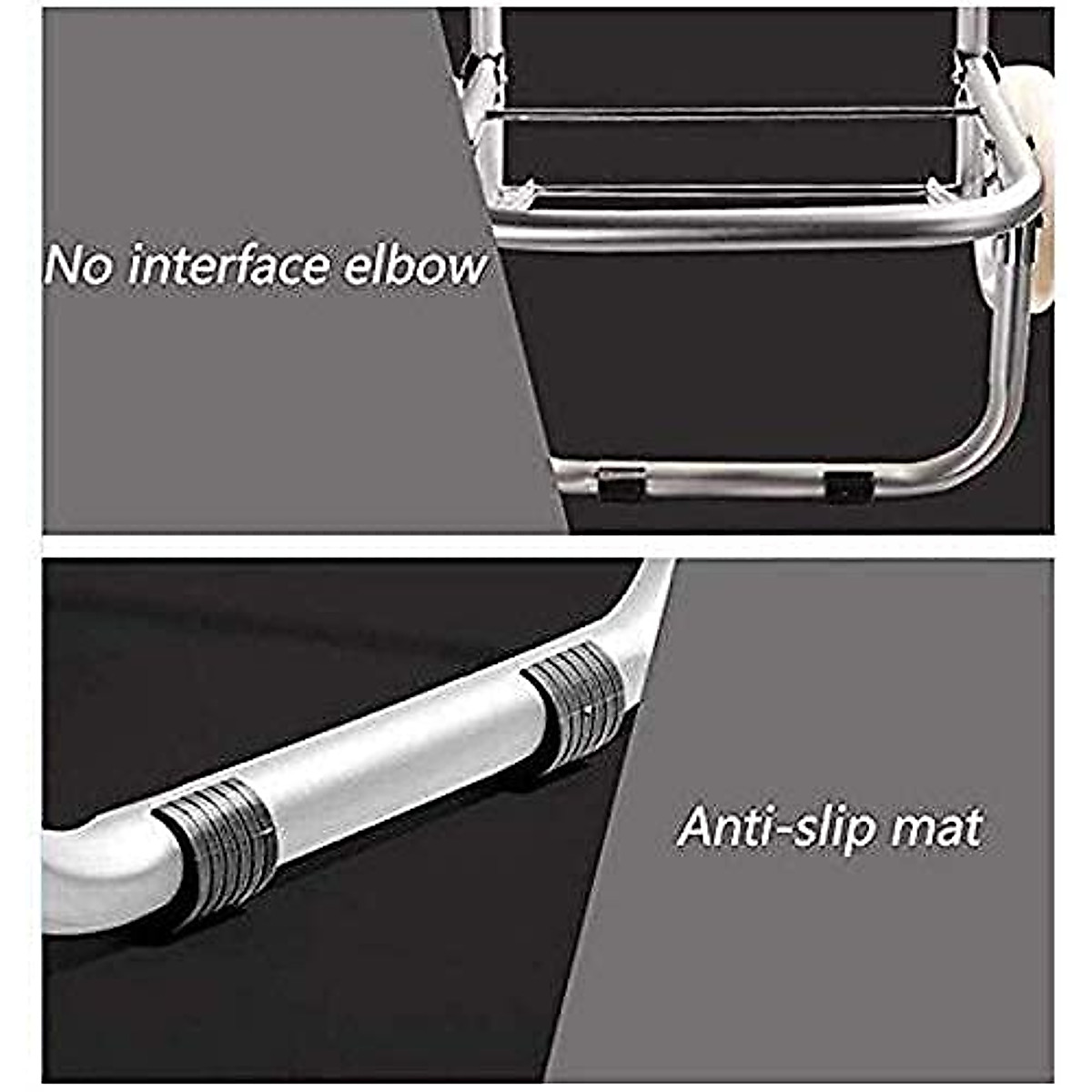 Shopping Trolley on Wheels Multi Function Shopping Cart Pull Rod Car Aluminum Alloy Fold Portable Groceries,Effort Trolley Baggage Pull Rod Trailer Storage Hand Trucks,Brown ,