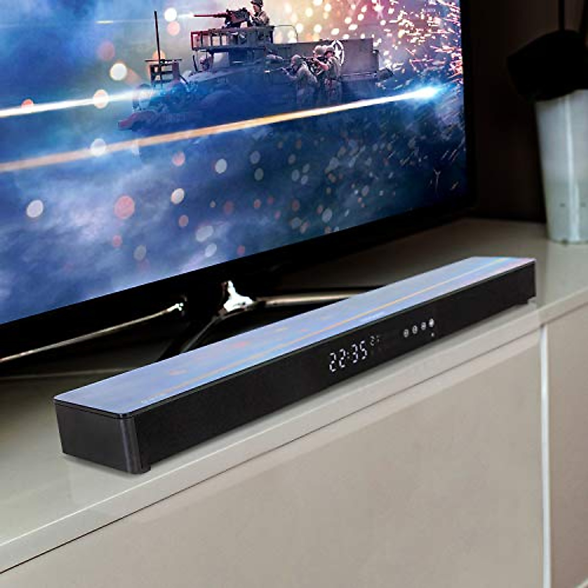 SAMSUNG UN50TU7000 50" 4K Ultra HD Smart LED TV with Deco Gear Soundbar Bundle