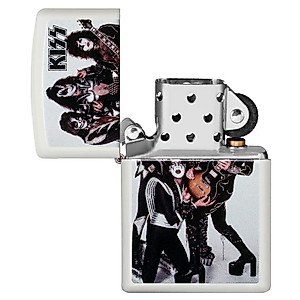 Zippo Kiss Pocket Lighter, White, One Size