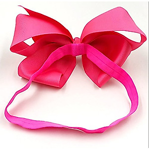 JOYOYO Baby Headbands 30 PCS Soft Head Bands Big 6" Hair Bows Nylon Headbands for Baby Girls Infants Toddlers Hair Accessories