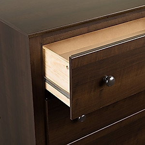 Prepac Fremont Nightstand, Tall 3-Drawer, Espresso
