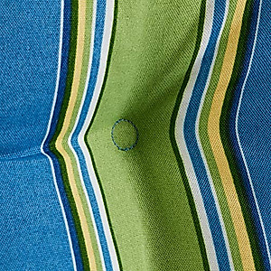 South Pine Porch Cayman Stripe Seat/Back Chair Cushion, 1 Count (Pack of 1)