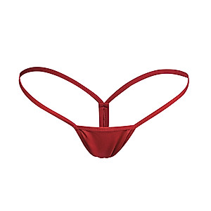 Justgoo Womens Sexy G-String Micro Back Thongs Panties Underwear Low Rise T-Back Underpants