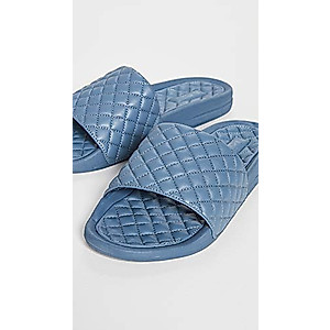 APL: Athletic Propulsion Labs Men's Lusso Slides, Moonstone, Blue, 12 Medium US