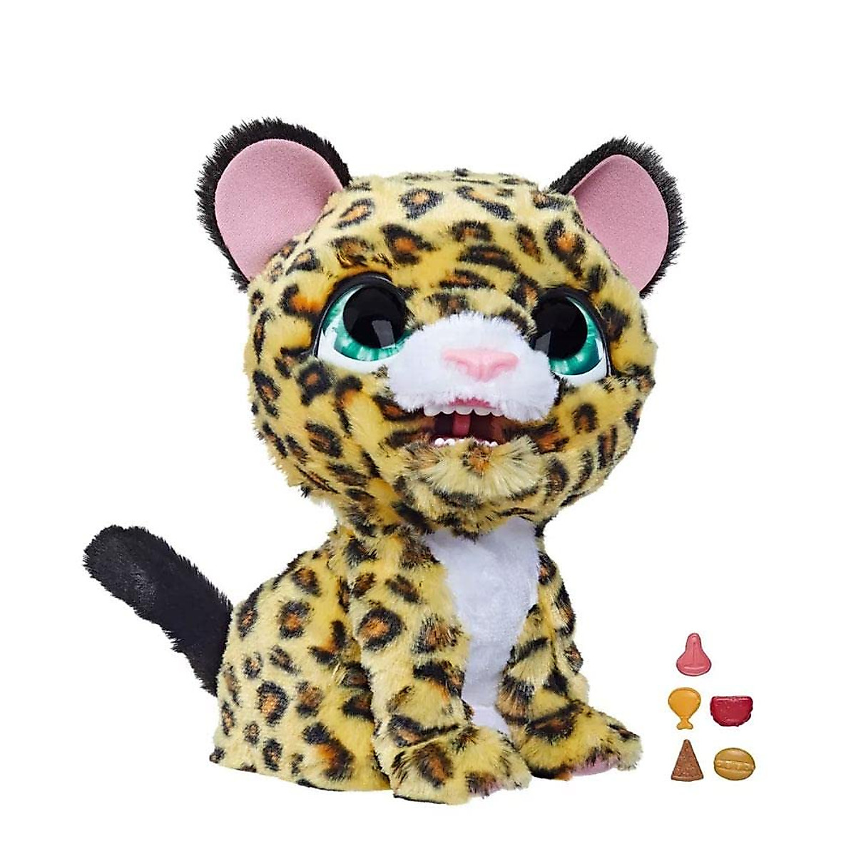 FurReal Lil’ Wilds Lolly The Leopard Plush Toy, Electronic Pets, with 40+ Sounds and Reactions; Interactive Pet, Animatronic Toys for 4 Year Old Girls and Boys and Up