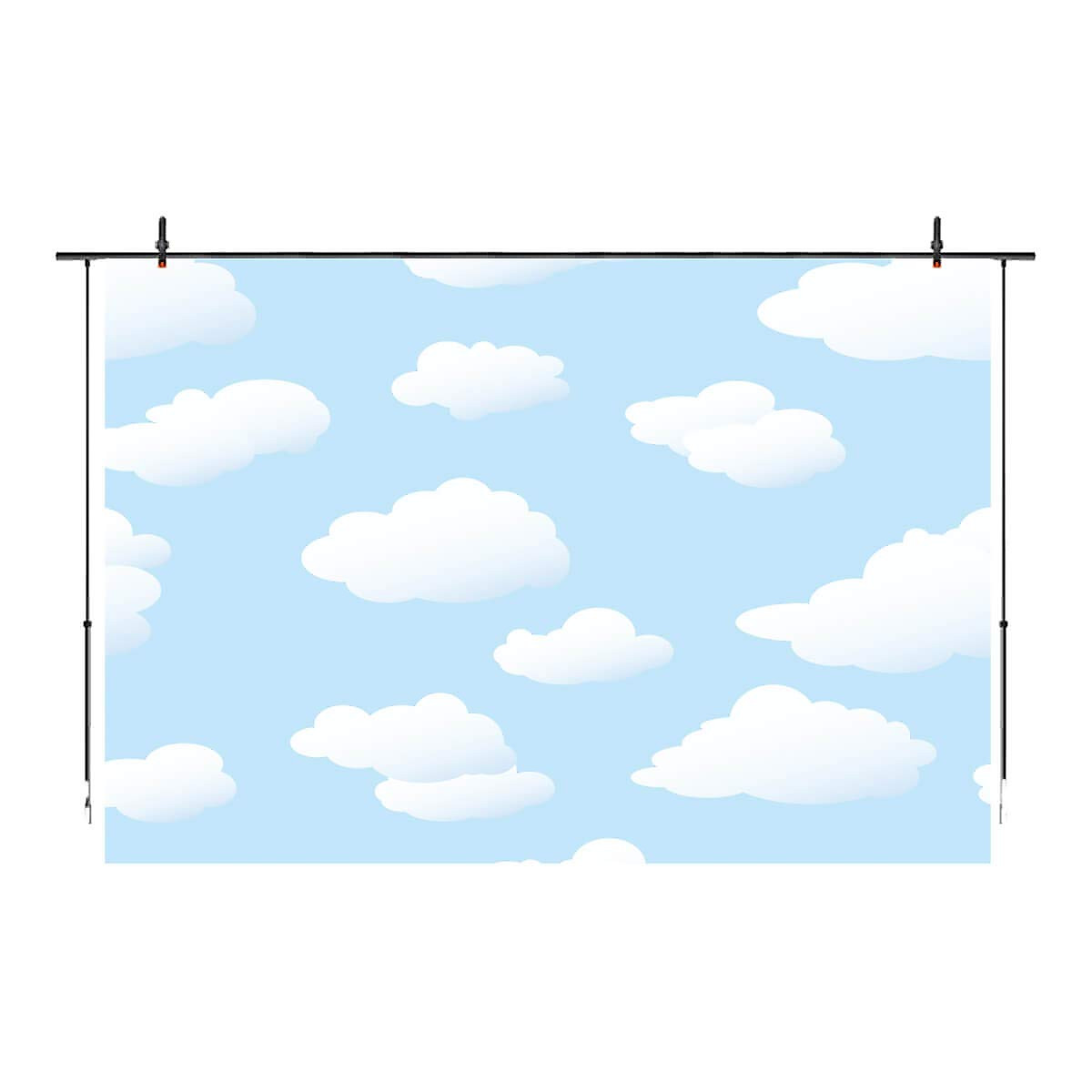 Blue Sky White Cloud Backdrop Birthday Party Backdrops Kids Photography Background Shooting Studio Props 7x5ft