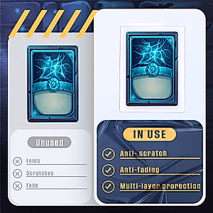 Hard Case for Cards Semi Rigid Holders Grading Submission Size Trading Protectors Sleeves Hard Plastic Card Supplies for Trading Cards, Baseball Cards, Sports Cards (40 Pieces)