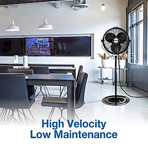 Air King 9418 18-Inch Industrial Grade Pedestal Fan