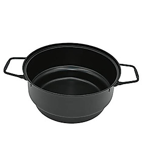 ZenUrban 870022 Sauce and Bean Pot, Black