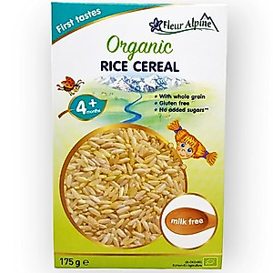 Fleur Alpine Beby Rice Cereal low Allergenic for Babies from 4 months 175g from Germany