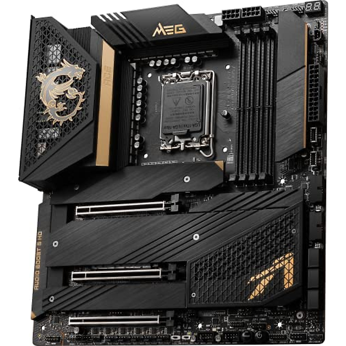 MSI MEG Z690 ACE Gaming Motherboard (E-ATX, 12th Gen Intel Core, LGA 1700 Socket, DDR5, Thunderbolt 4, PCIe 5, Dual 2.5G LAN, M.2 Slots, Wi-Fi 6E)
