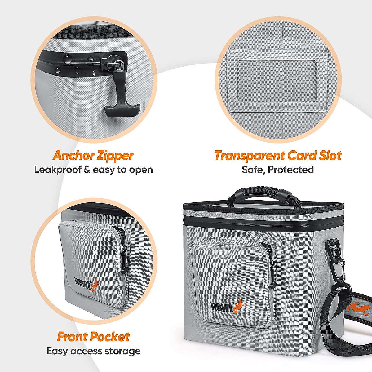 COOS BAY NEWT Fully Waterproof Padded Camera Shoulder Bag with Leak-Proof Zipper, High-Frequency Welded Seams and Removable Padded Inserts. Holds a Single DSLR or Mirrorless Digital Camera