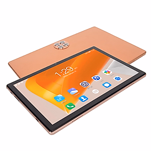 HEEPDD GPS Tablet, 10.1 Inch 5G Orange WiFi Digital Tablet for Reading and Entertainment (US Plug)