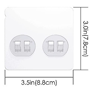 Linkidea 10 Packs Shower Caddy Adhesive Replacement, Wall Mount Hook Sticker for Toothbrush Holder, Adhesive Hooks for Bathroom Kitchen Corner Shelf