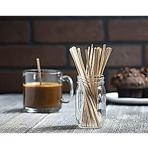 Wooden Coffee Stirrers, 1000 Pack of Disposable Stir Sticks, 5.5-Inch Wood Stir Sticks for Coffee & Cocktails, Wooden Beverage Mixer with Smooth Ends, Swizzle Drink Sticks
