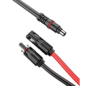 SolarEnz Solar Connector to DC8mm Adapter Cable Perfectly Solar Connector Solar Generator Portable Power Station and Solar Panel 12AWG+14AWG Heavy Duty Wire