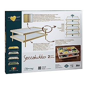 Eppicotispai Set of 2 Stackable Food Dryers to Assemble into a 2-Tier Food-Dryer Rack