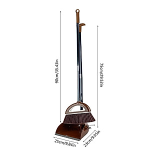 Broom with Dustpan Combo Set Sweeping Set Household B Room Dustpan Set Broom Set Dust Pan and Broom Set Small Broom Dust Broom Outdoor Broom Household Cleaning Tools Home Essentials