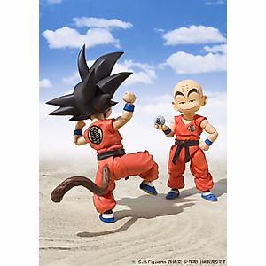 TAMASHII NATIONS S.H.Figuarts Krillin-The Early Years Dragon Ball Action Figures