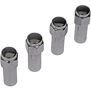 Dorman 711-202 Wheel Nut Chrome Crager Sat Mag 1/2-20, 4 Pack
