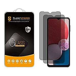 Supershieldz (2 Pack) (Privacy) Anti Spy Screen Protector Designed for Samsung Galaxy A14 5G, Tempered Glass, Anti Scratch, Bubble Free