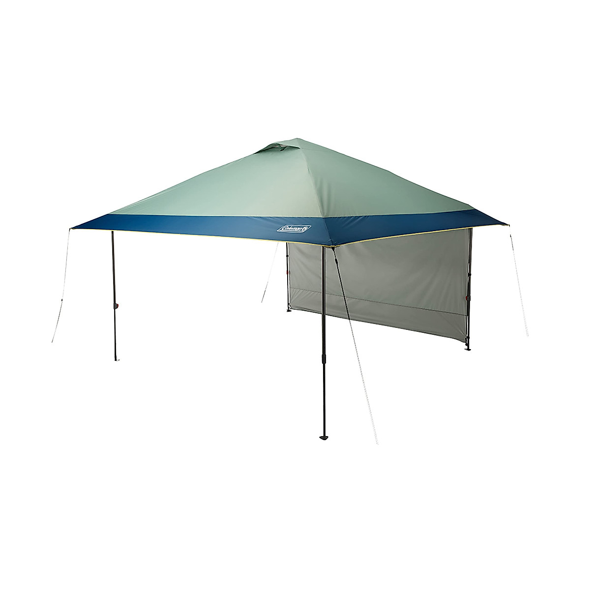 Coleman Oasis Pop-Up Canopy Tent with Wall Attachment, 10x10ft/13x13ft, Portable Shade Shelter with Easy Setup & Takedown, Great for Campsite, Park, Backyard, Tailgates, Beach, & More