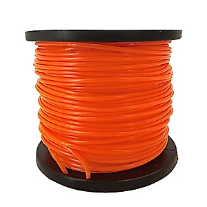 OTDSPARES 3-Pound Commercial Round .155-Inch String Trimmer Line in Spool, with Bonus Line Cutter, Orange