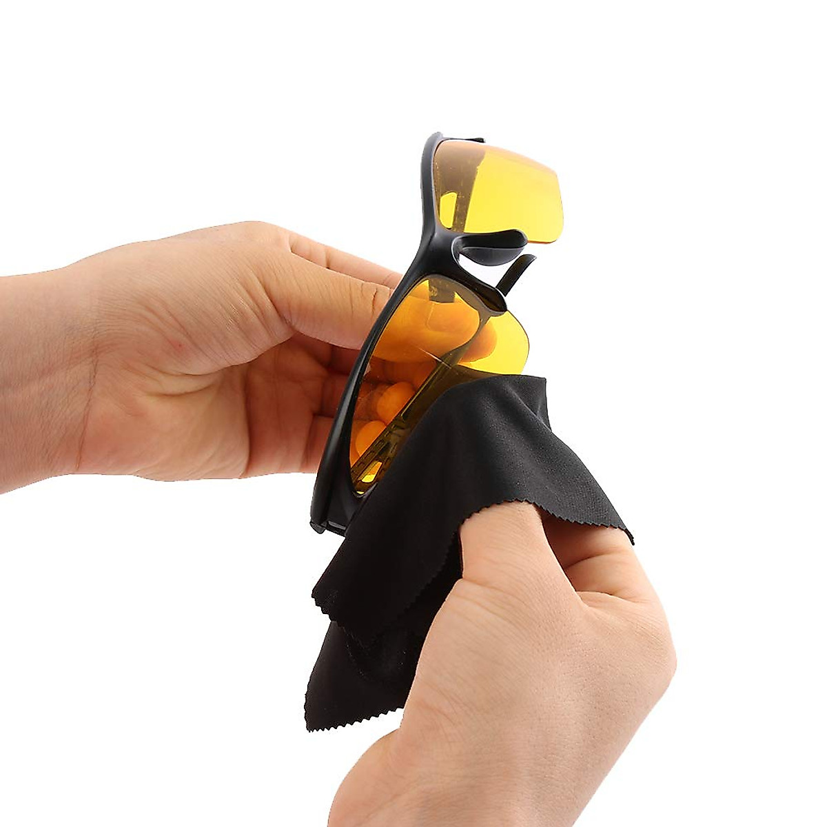 Yuyeran 4 PACK Sunglasses Bag Microfiber Dustproof Eyeglasses Storage Pouch Eyewear Carrying Case w/Glasses Cloth