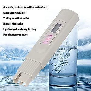 Water Quality Tester Digital Precise TDS Test Pen for Fish Tanks for Swimming Pools