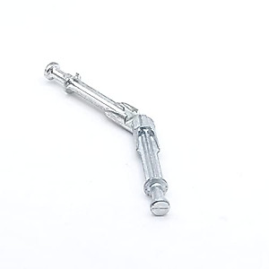 ReplacementScrews Articulated Cam Lock Dowels Compatible with IKEA Part 123026 (Mandal, MALSJO, NORNAS etc) - Bendable Joint Hardware (Pack of 4)