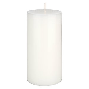 Mega Candles 1 pc Unscented White Round Pillar Candle, Hand Poured Premium Wax Candles 3 Inch x 6 Inch, Home Décor, Wedding Receptions, Baby Showers, Birthdays, Celebrations, Party Favors & More