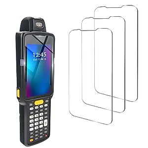 CARPSDZY 3pcs MC3300 Tempered Glass Screen Protector Replacement for Zebra Symbol MC3300 Handheld Barcode Scanner Mobile Computer,9H Hardness Stable Durable
