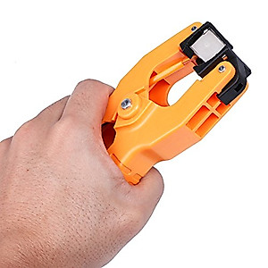 Leaton Pipe Clamp Temperature Flat Lead for K-Type Probe Thermocouple Sensor in Temperature Range From -40 ~200°C/393°F