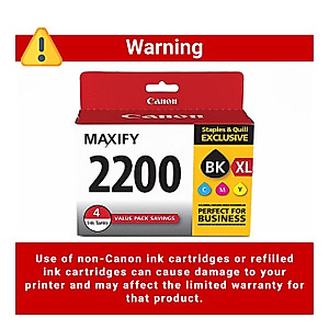 PGI-2200 XL 4 Color Value Pack