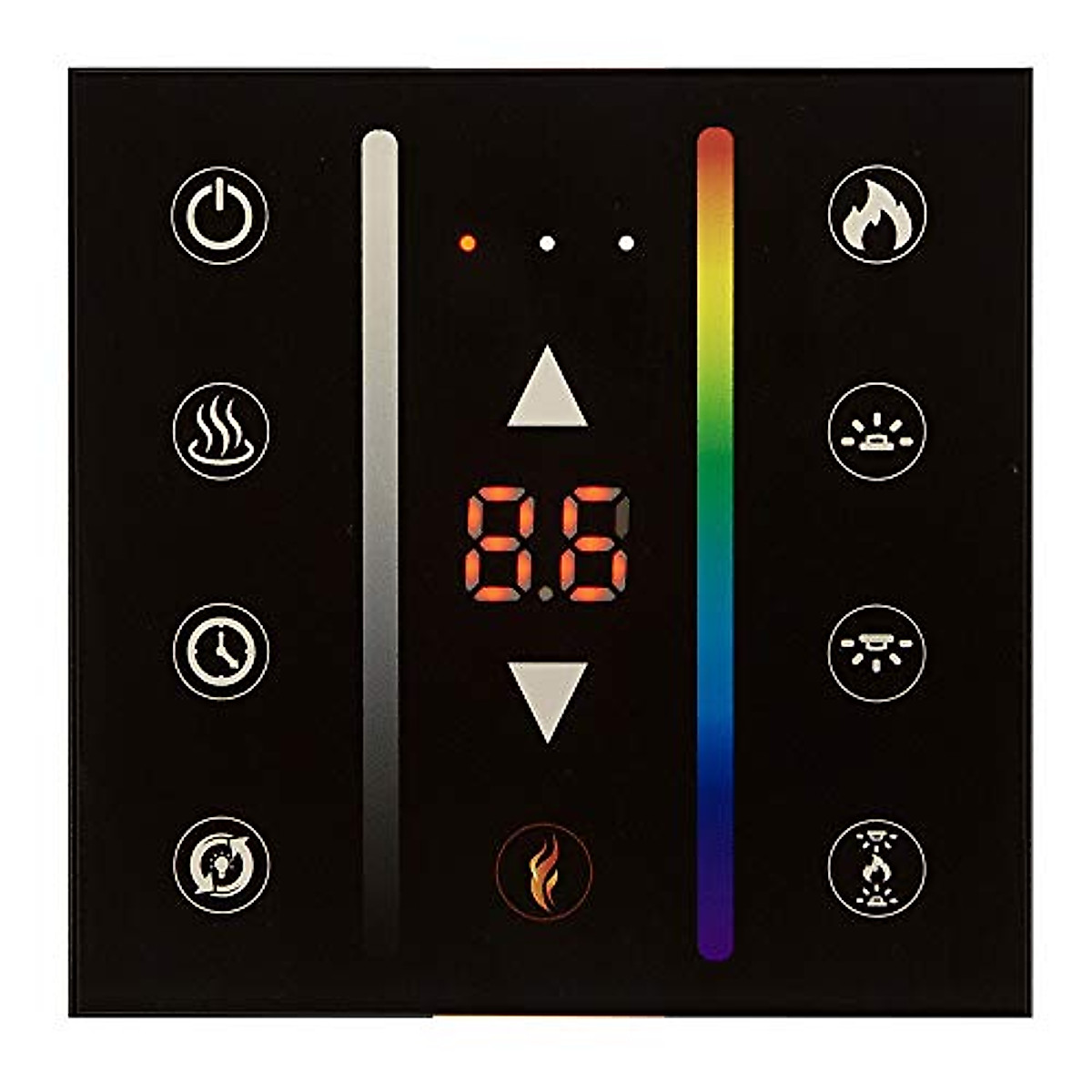 Modern Flames Landscape Series Pro MultiView 3-Sided Wall Mount/Built-In Electric Fireplace (LPM-6816-TH-WTC/LP), 68-Inch, Wireless Thermostat & Full Wall Control