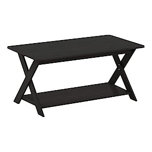 FURINNO Modern Simplistic Coffee Table, Espresso