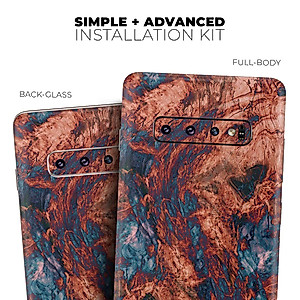 DesignSkinz Liquid Abstract Paint Remix V81 Protective Vinyl Decal Wrap Skin Cover Compatible with The Samsung Galaxy S20 (Screen Trim & Back Glass Skin)